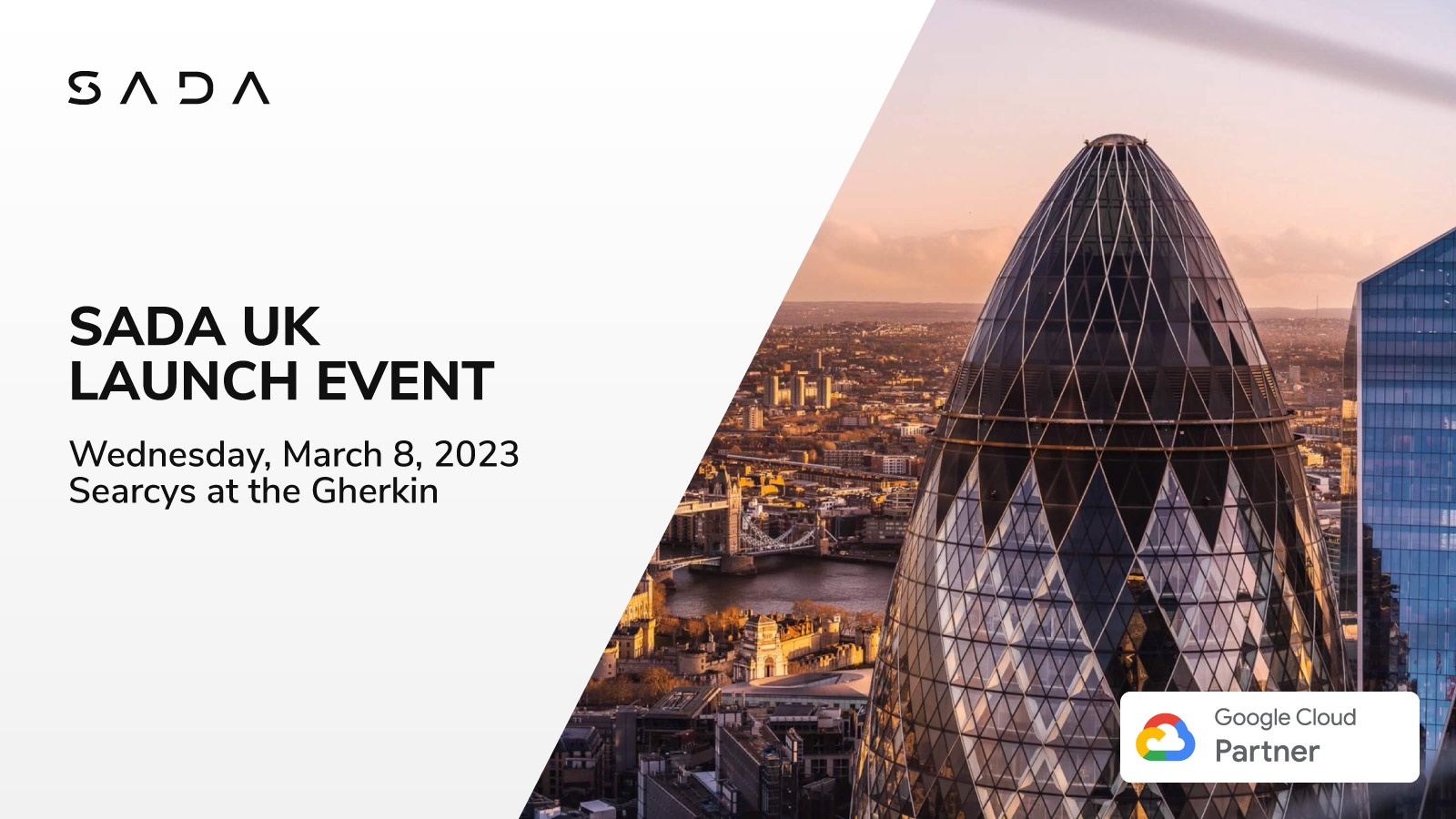 SADA UK LAUNCH EVENT | SADA | Cloud Technology Services