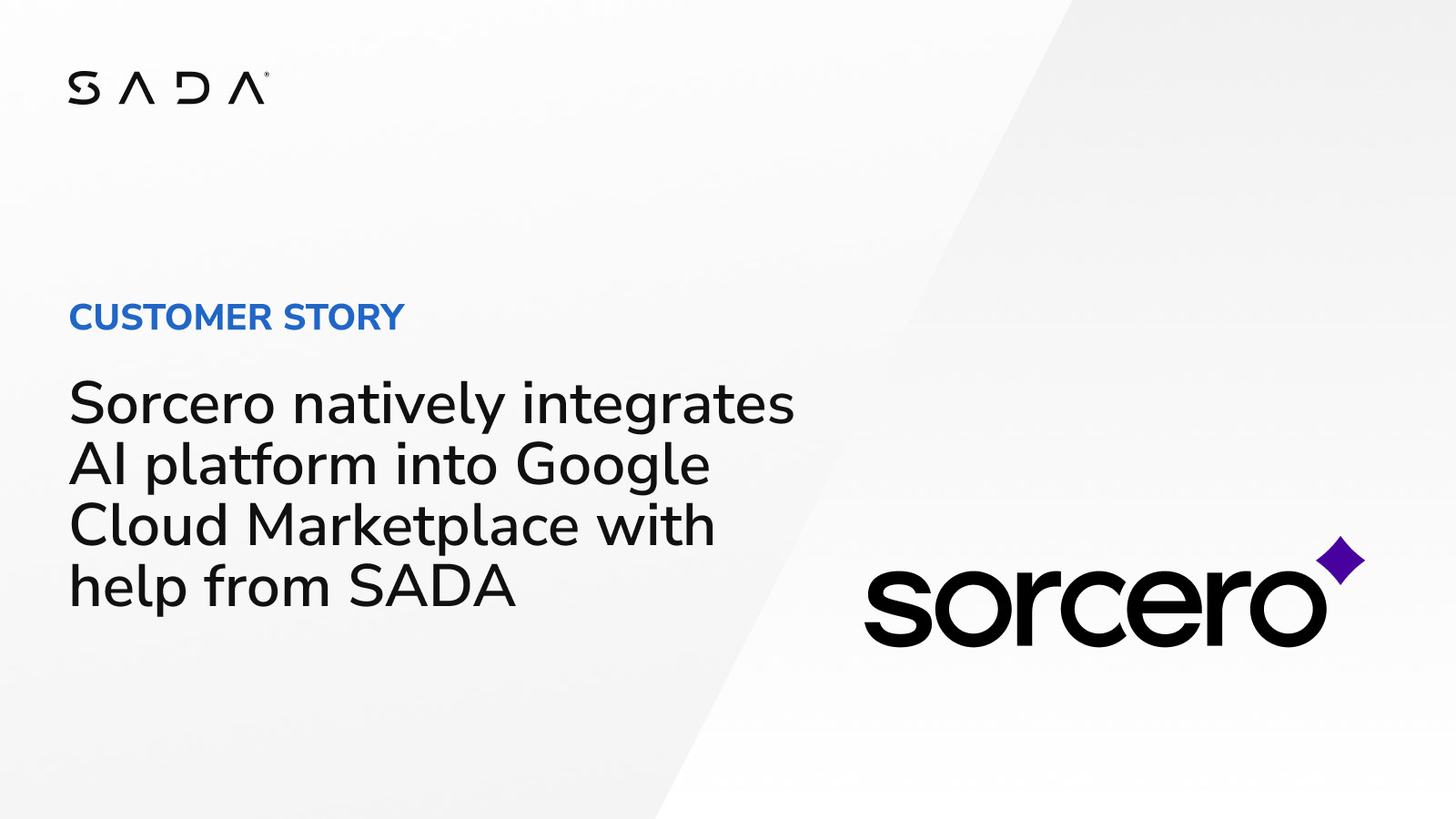 Sorcero gets on the Google Marketplace with SADA’s help