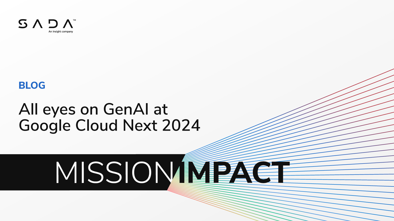 SADA’s GenAI sessions at Google Cloud Next 2024